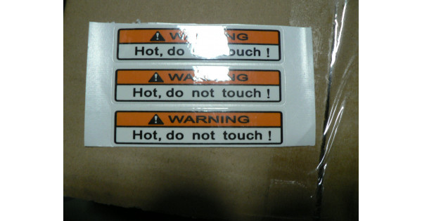 Warning Decal, Radiator, 20x90mm | $9.63